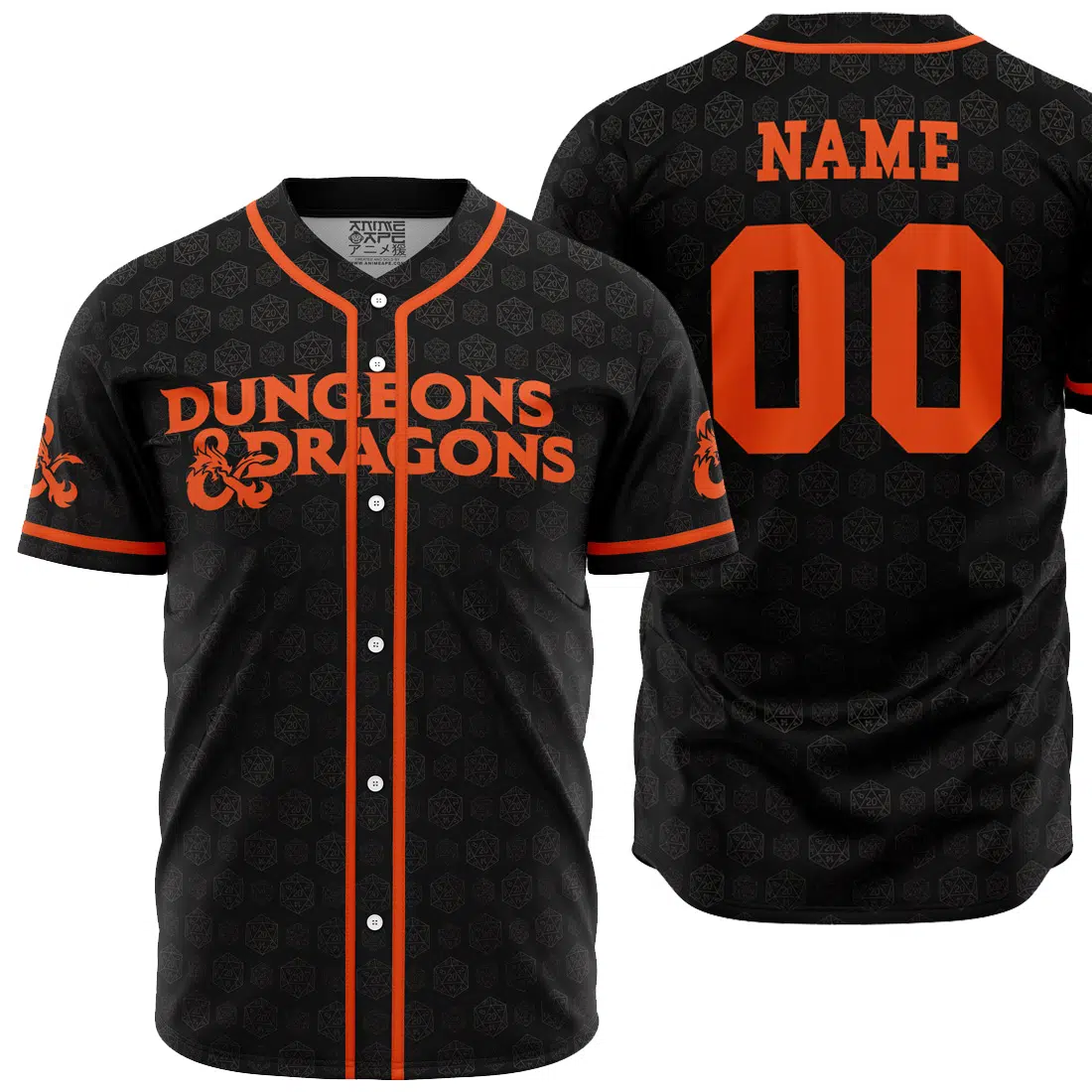 Personalized Dungeons & Dragons Baseball Jersey – HeavenForFans