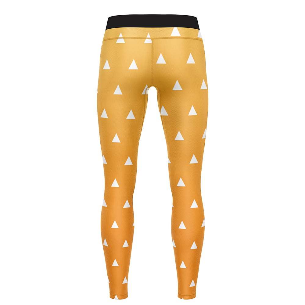 Zenitsu Agatsuma Demon Slayer Compression Pants Spats – HeavenForFans