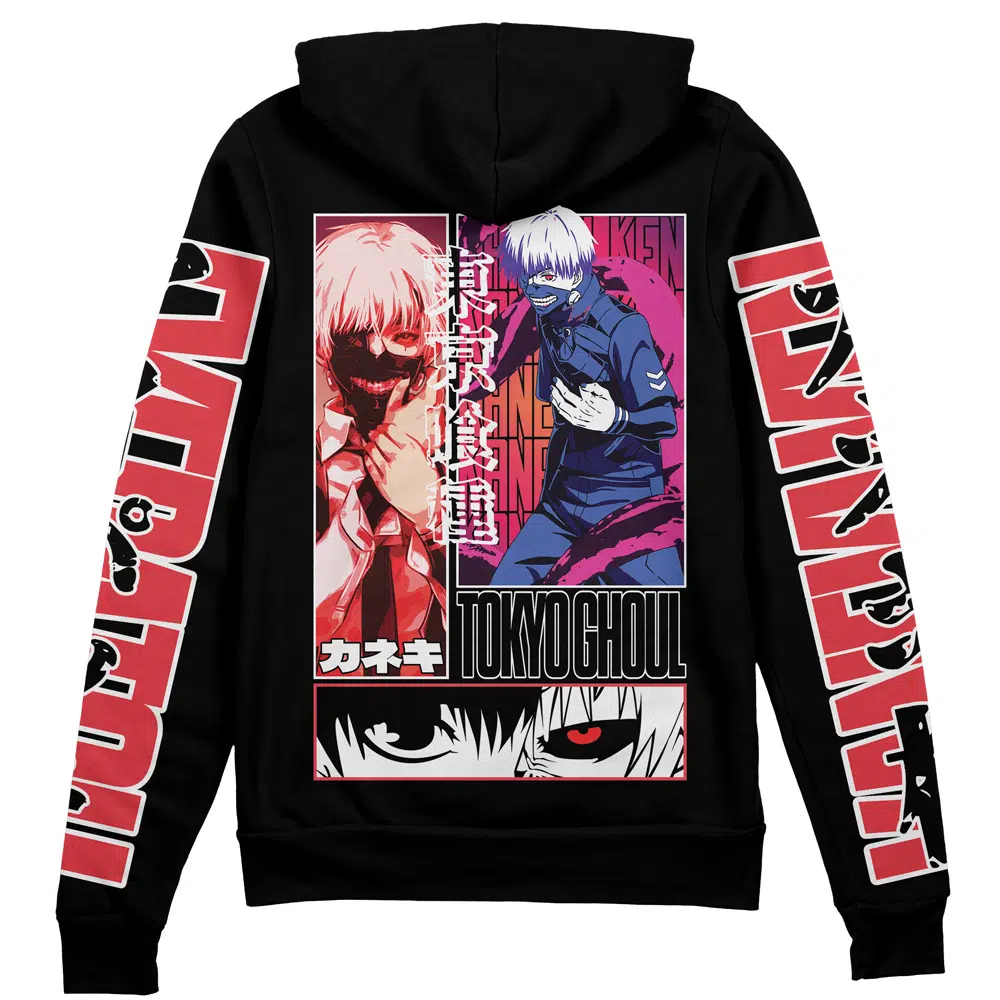 Kaneki Ken Tokyo Ghoul Streetwear Zip Hoodie Jacket – HeavenForFans