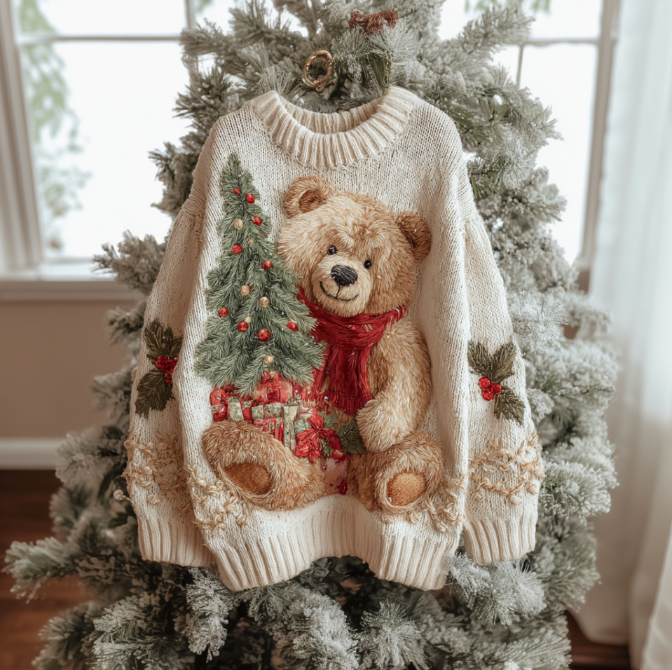 Christmas Embroidered Sweater – anfservices