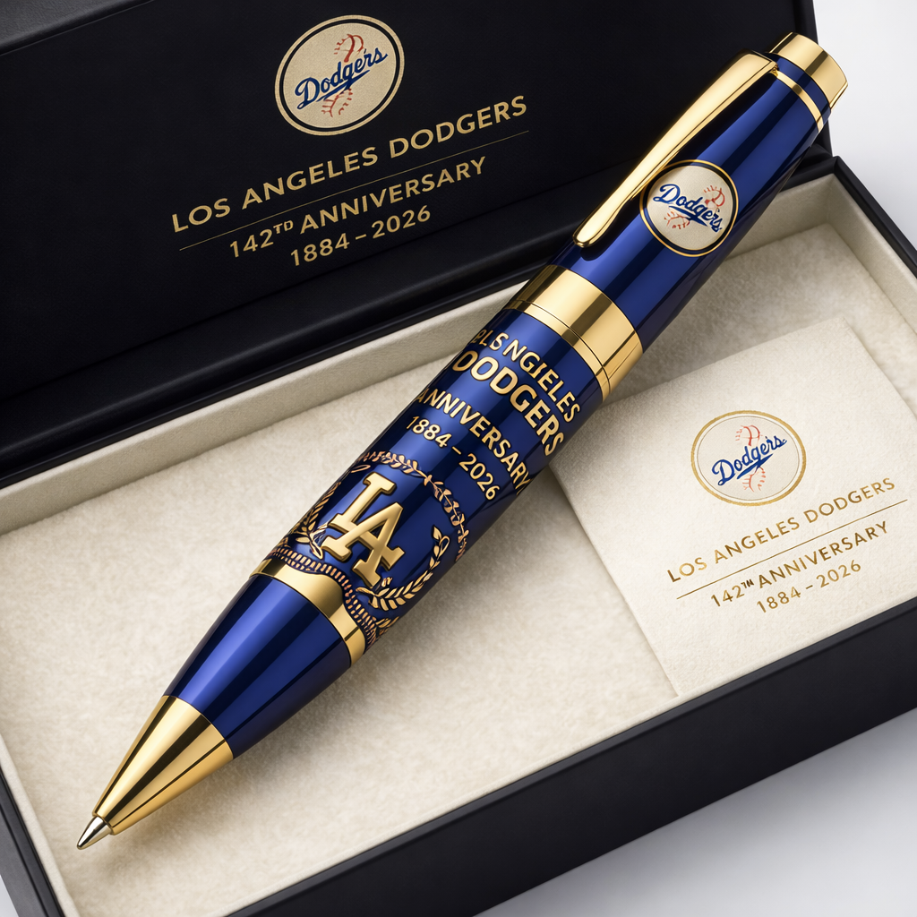LA Dodgers 142nd Anniversary Commemorative Pen – Solaripost.com