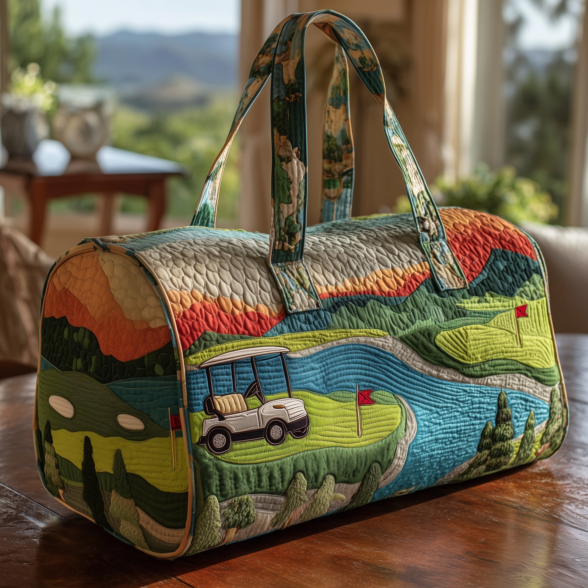 Golf Course Quilted Duffle Bag GFTOHD9817 – Kumapop