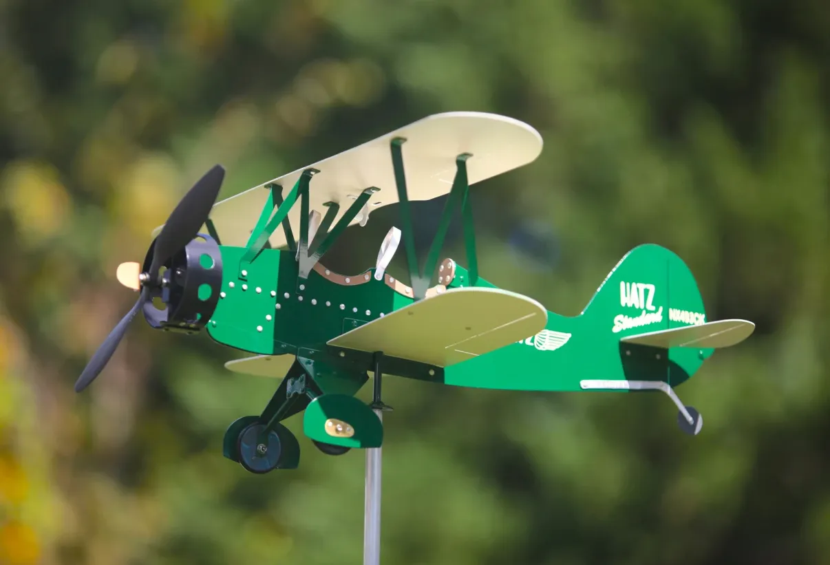 Agricultural Airplane Wind Spinner — Outdoor Farm-Inspired Decor That ...