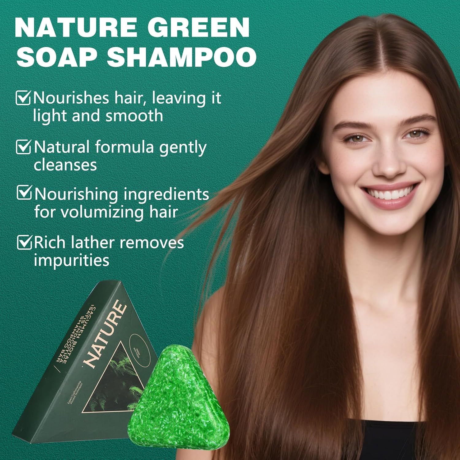 Herbal Heritage™ Cypress Leaf Hair Growth Soap | Stop Hair Loss & Regrow