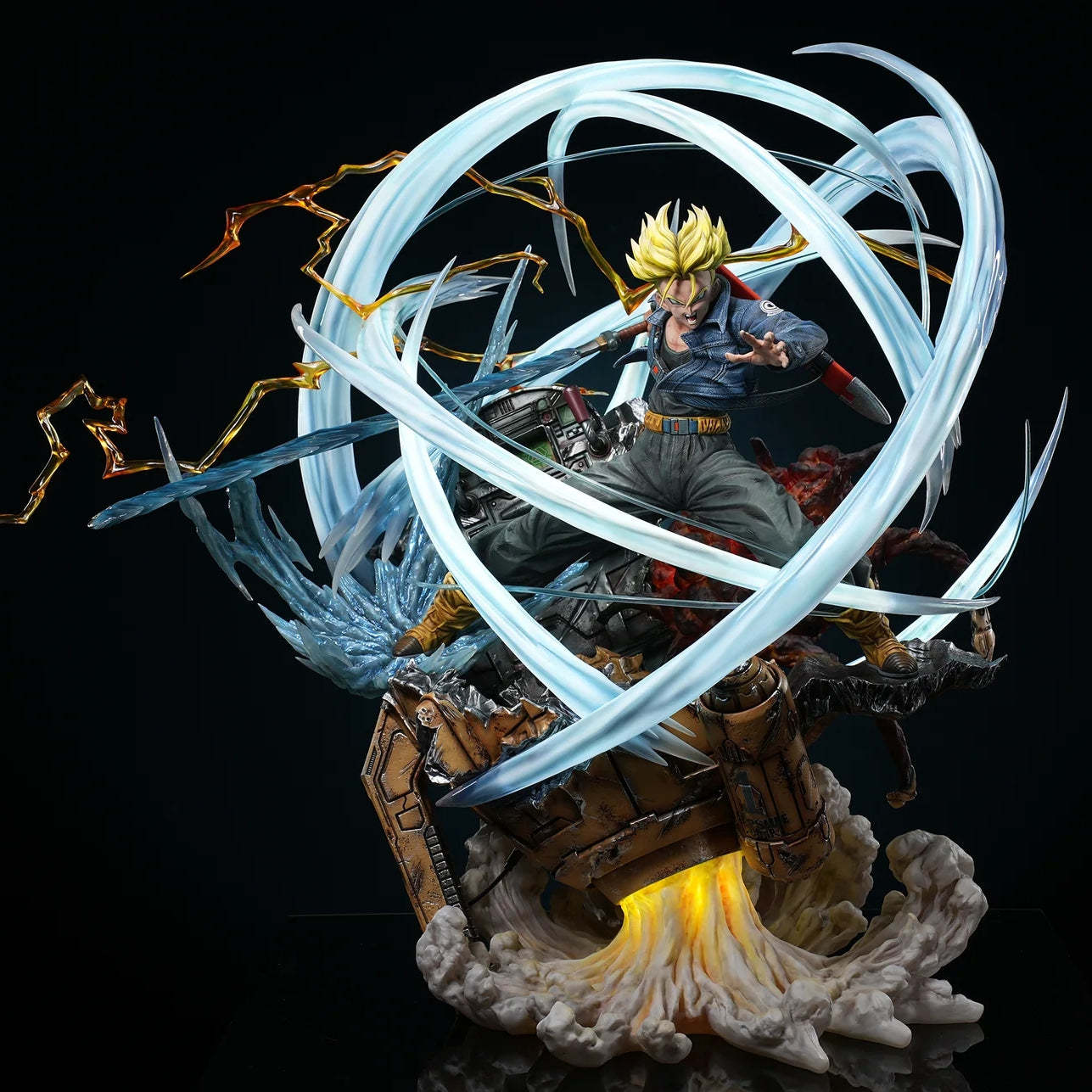 Dragon Ball Z Trunks Fight Scene Statue – Linoos