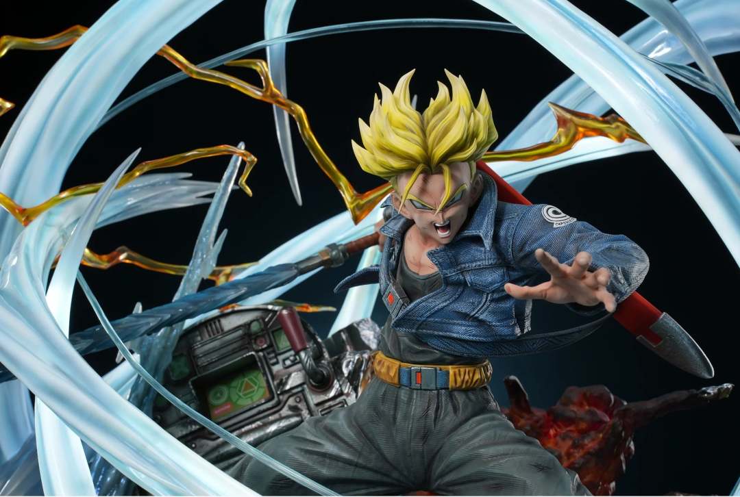 Dragon Ball Z Trunks Fight Scene Statue – Linoos