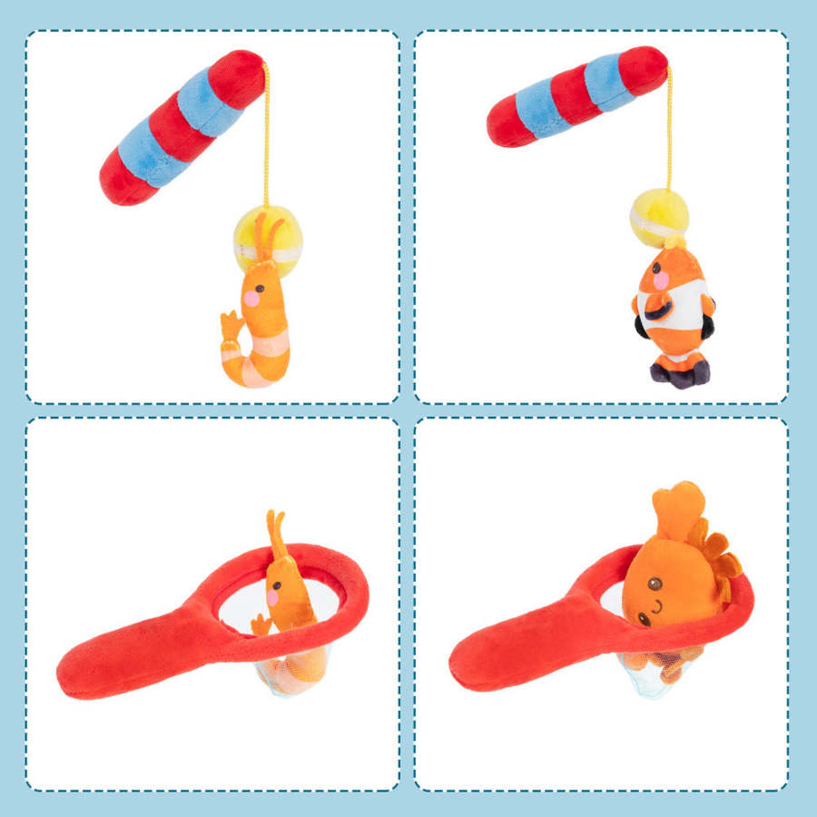 Personalized Plush Fishing Tackle Box, Soft Sensory Toy for 1 2 3 4 5 ...