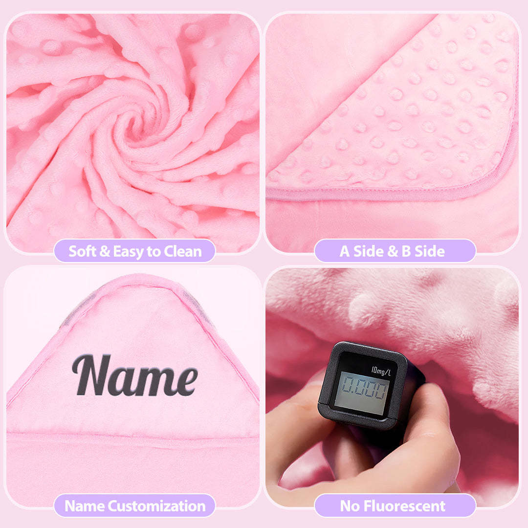 Personalized Doll and 35 Inch Soft Baby Blanket Combo – OUOZZZ