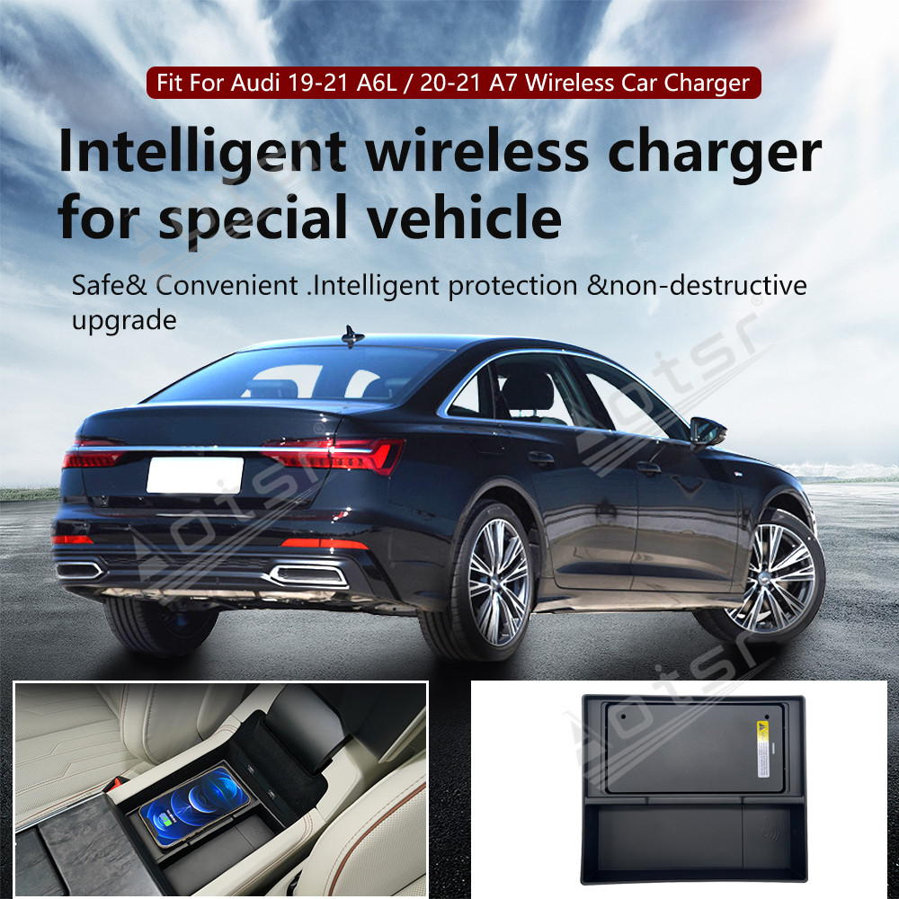 Wireless Car Charger For Audi A6L 2019-2021/A7 2020-2021 Intelligent ...