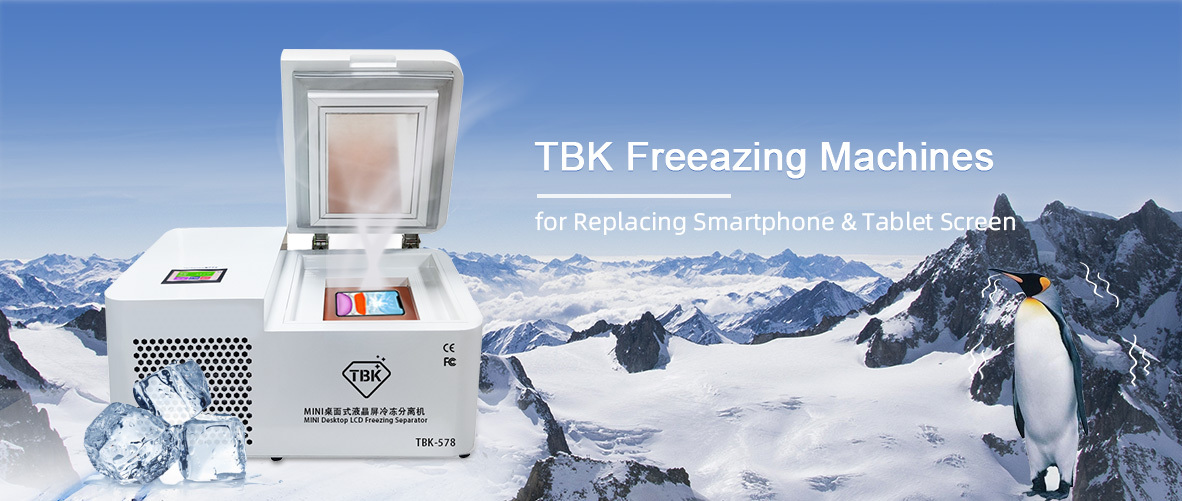 TBK machines are for refurbishing Smart Phone, cell phone, pad maintenance