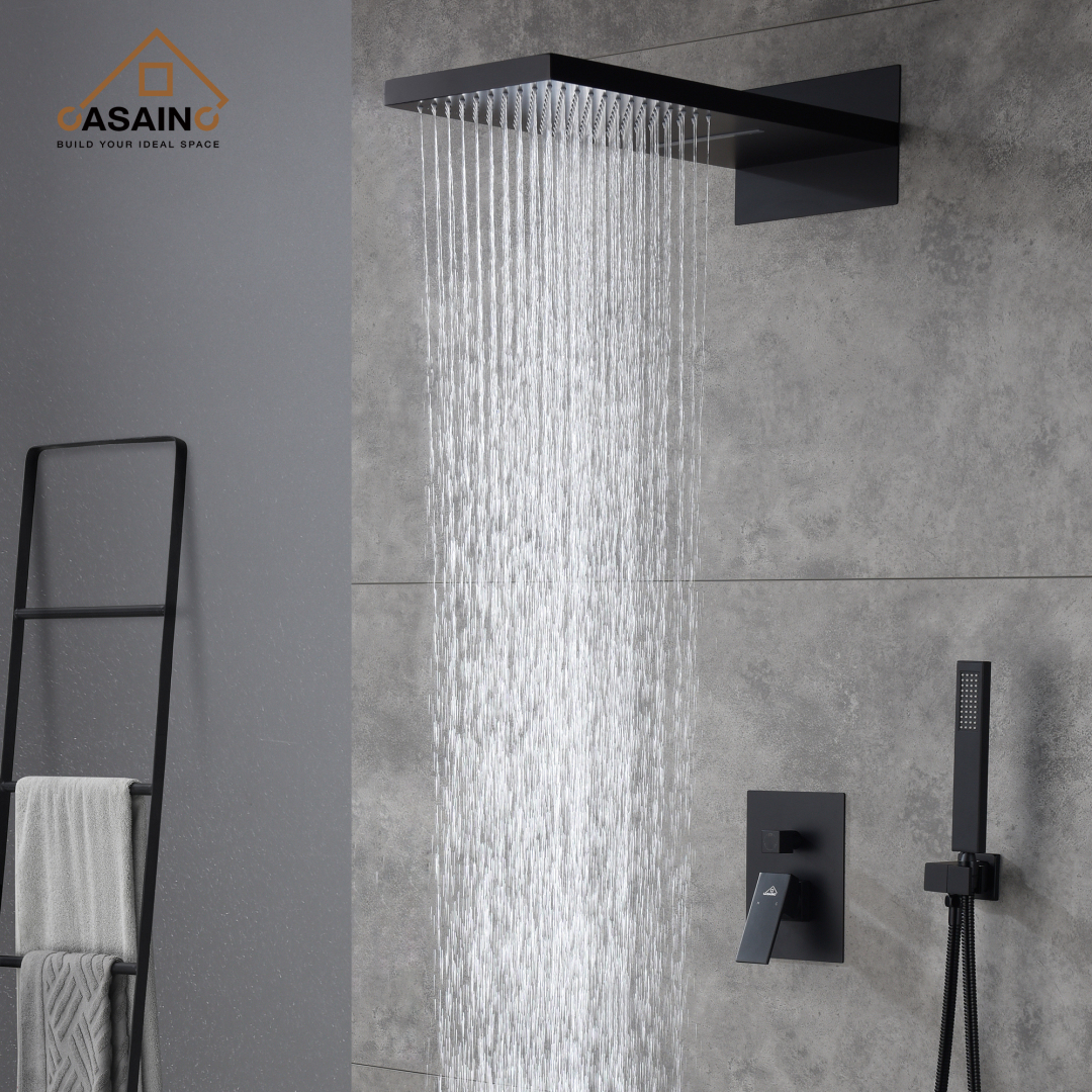 Luxury 2-Spray 22 in. Wall Mounted Shower System | CASA INC