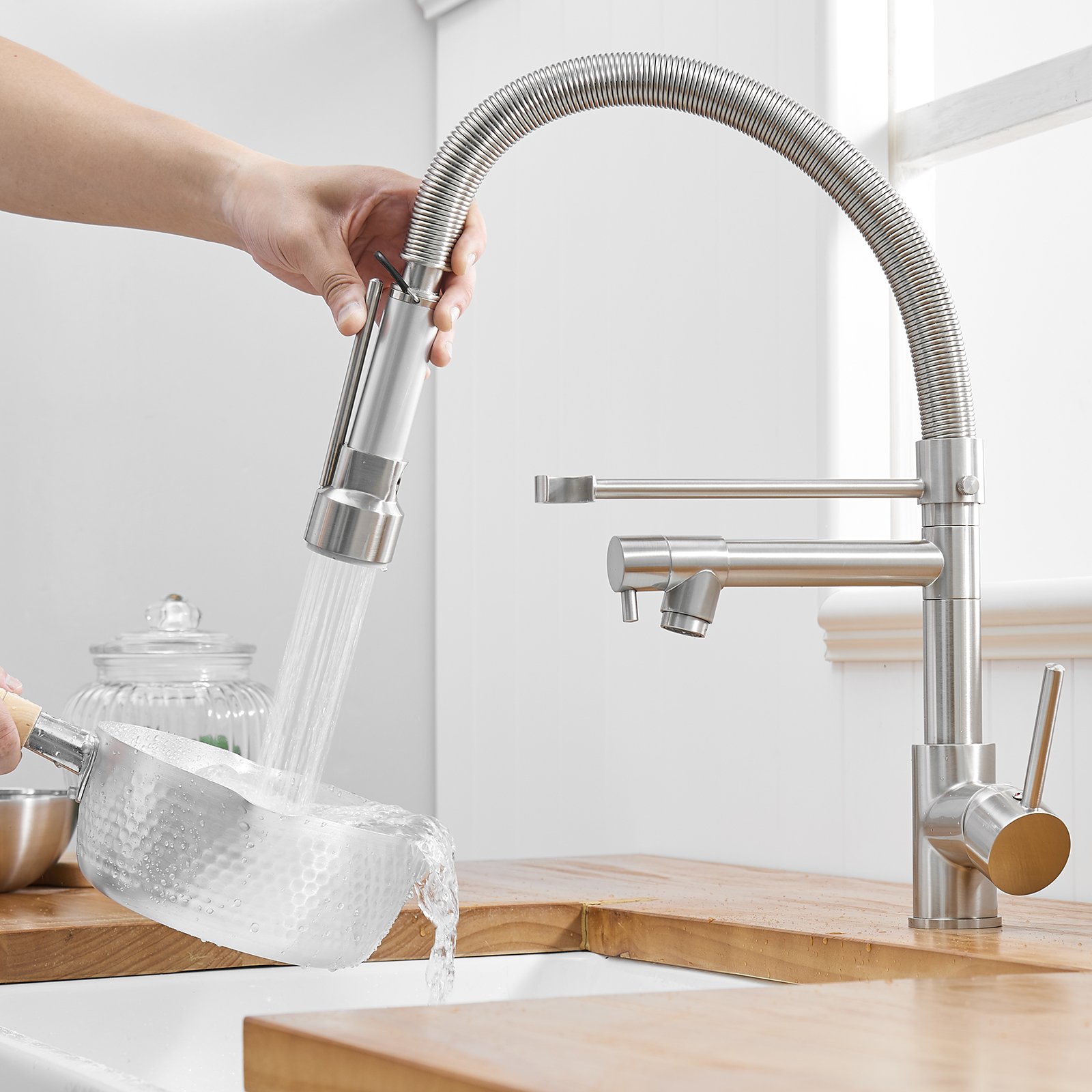 Kitchen faucet with sprayer store