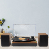 Bluetooth Turntable HiFi System with External Speakers R612