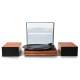 Bluetooth Turntable HiFi System with External Speakers R612