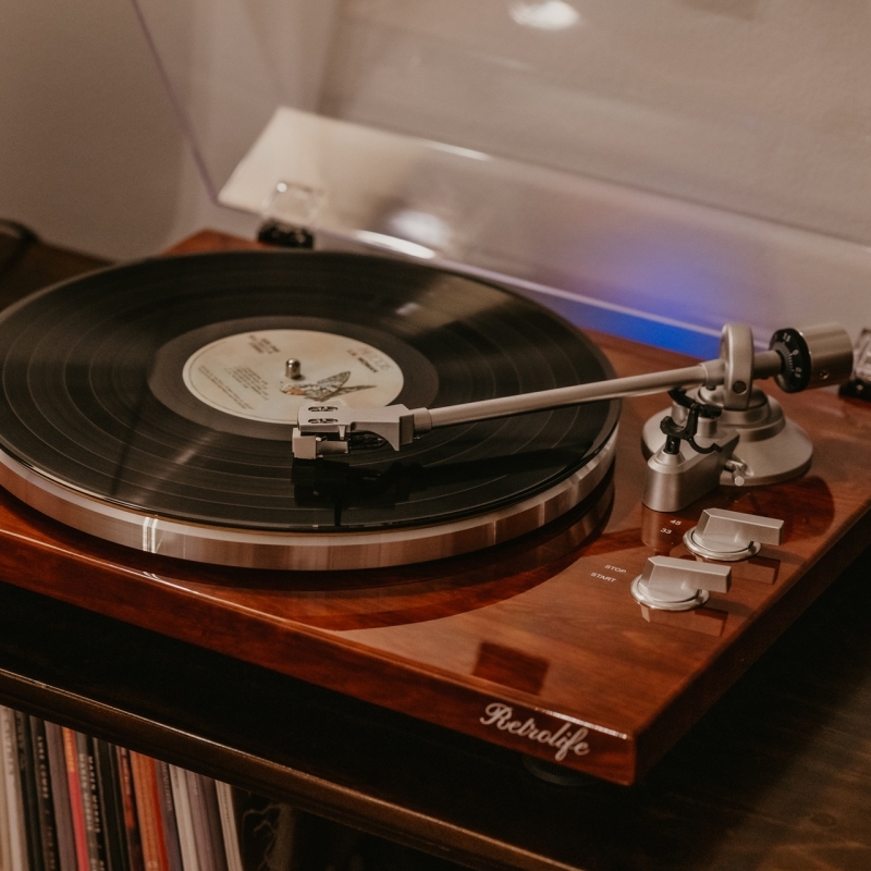 Retrolife Bluetooth Record Player and Hifi Turntable System