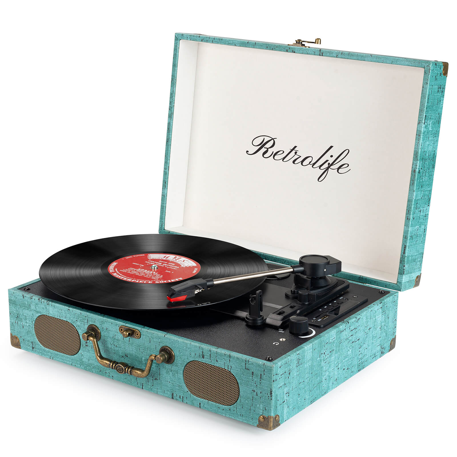 Wireless Turntable,Bluetooth Record Player - Retrolife