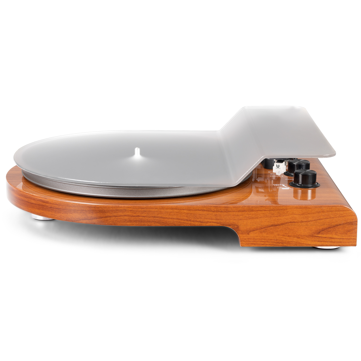 Wooden Turntable with Bluetooth Input/Output & MM Cartridge UD009 ...