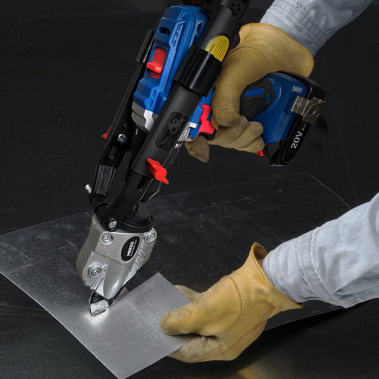 HERZO Metal Cutting Turbo Shear Attachment