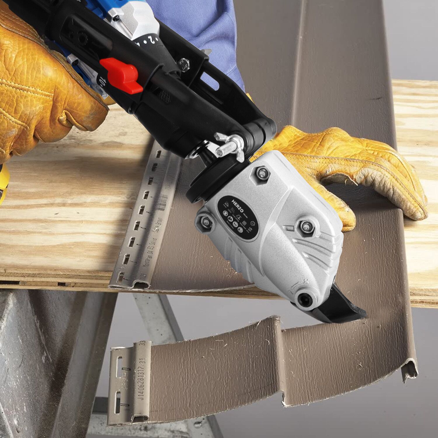 HERZO Metal Cutting Turbo Shear Attachment