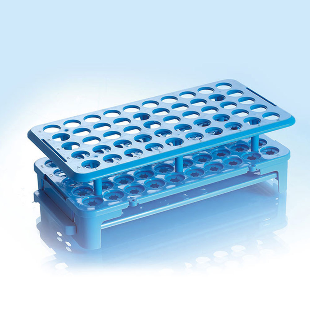 Test Tube Holder Rack 50 Positions Laboratory Test Tube Rack with Sili