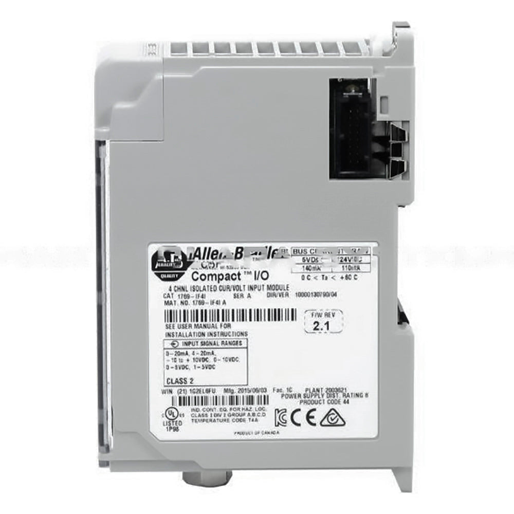 1769-IF4I Allen Bradley 4 Isolated Analog Input 1769-IF4I Allen Bradley 4 Isolated Analog Input