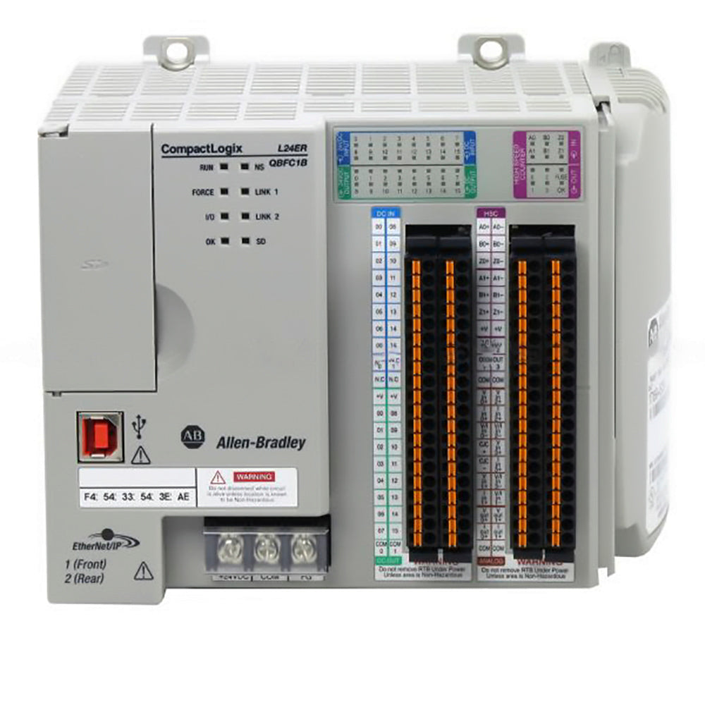 1769-L24ER-QBFC1B Allen Bradley 750KB DI/O AI/O Controller