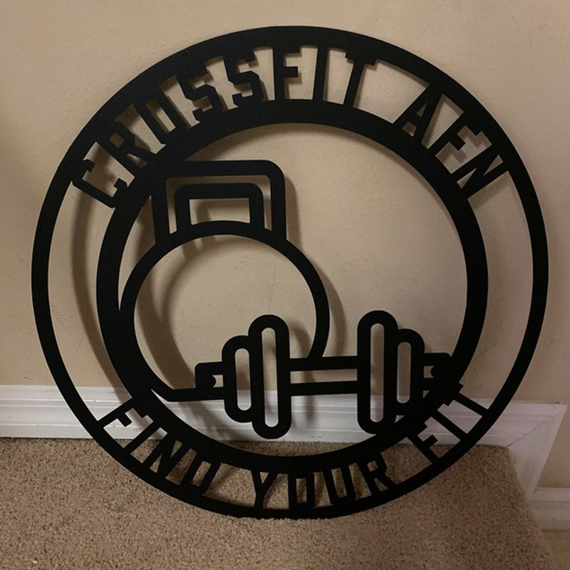 Personalized Name Home Gym Sign