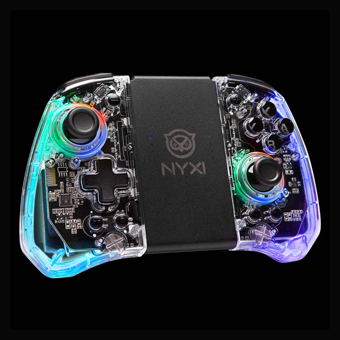 NYXI Hyperion Transparent Style Nintendo Switch Controller - Stylish ...