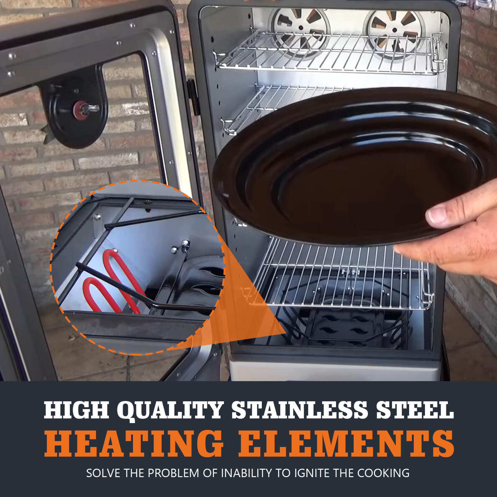 1650W Heating Element for Pit Boss 2&3 Series Digital Electric Smoker