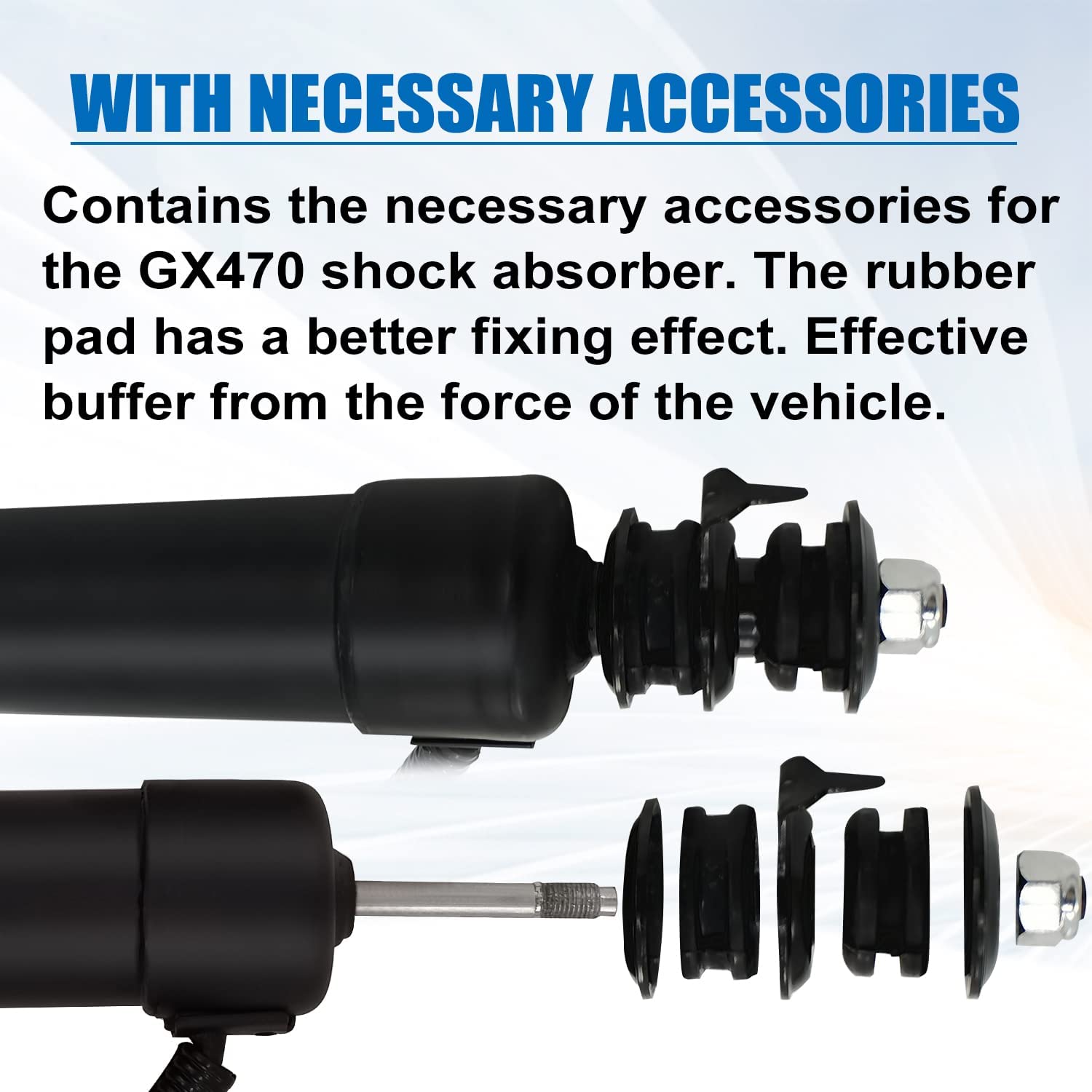 LUFT MEISTER Rear Shock Absorber For Toyota Land Cruiser Prado 120 200
