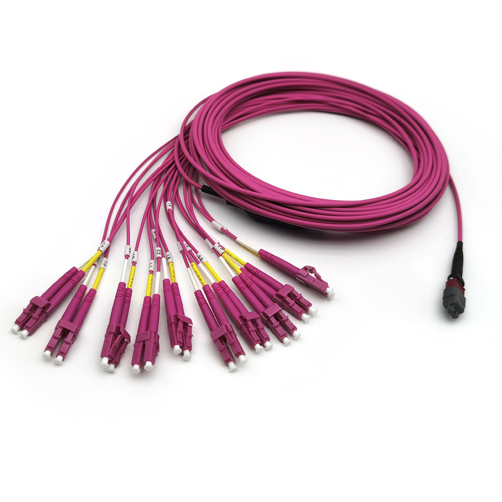 CFP CPAK 100G SR10 to 10x10G LC Duplex OM3 Multimode breakout fiber