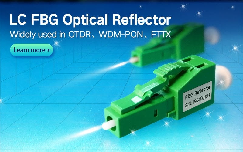 What is a fiber optic reflector