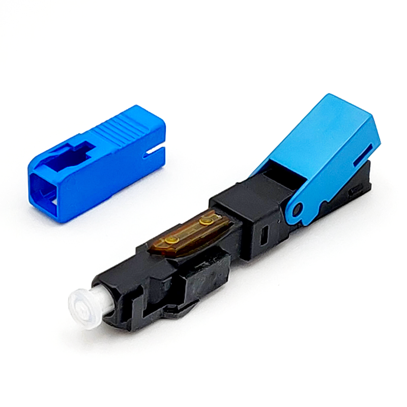 FTTH FAST Connector SC Quick Connector for field splice drop cable ...