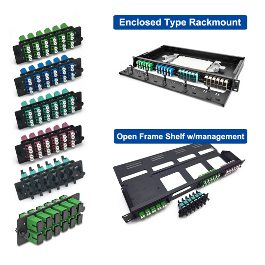 1U 19'' Rackmount High Density Fiber Patch Panel Solution HHD4 Series