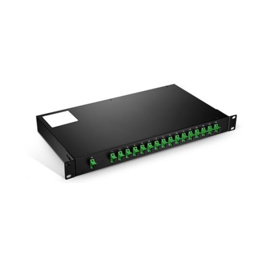 1x16 PLC Splitters 1U Rack - Ideal for FTTX EPON GPON XGS-PON splitter