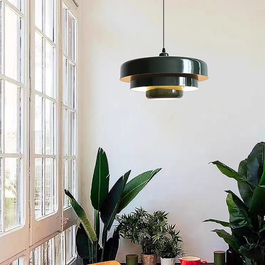 Nordic Minimalist Metal Pendant Light Danish Classic Multi-layer Lamps