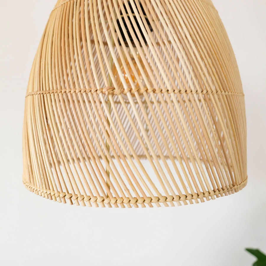 Living Room Rustic Pendant Light Handmade Wicker Handmade rattan lamp