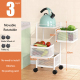 Multifunctional Kitchen Shelf Multi-layer Rotatable Storage Rack