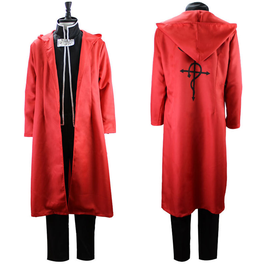 Fullmetal Alchemist Edward Elric Cosplay Costume Halloween Carnival Pa