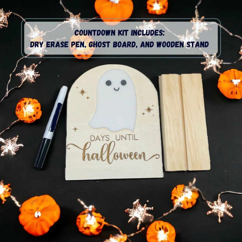 Halloween Ghost Countdown decor