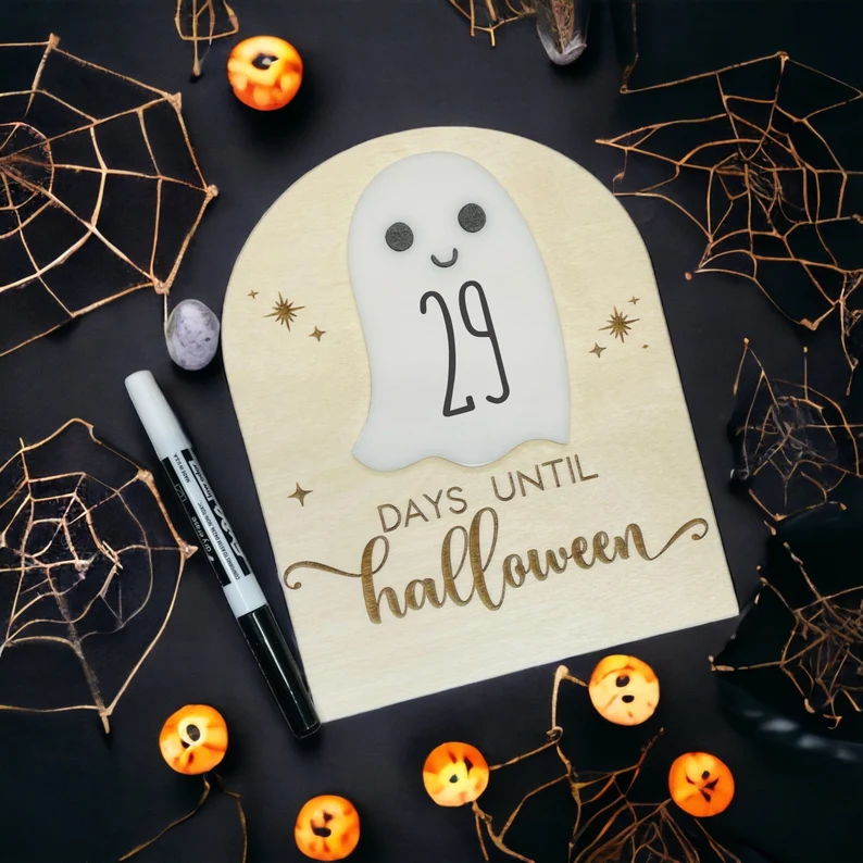 Halloween Ghost Countdown decor