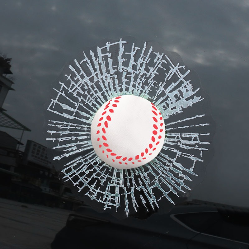 So Funny🤣3D Creative Baseball Car Sticker – echodecor