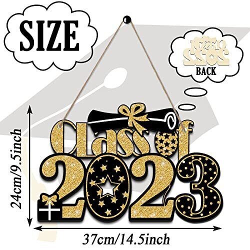 Class of 2023 Wood Sign Decoration