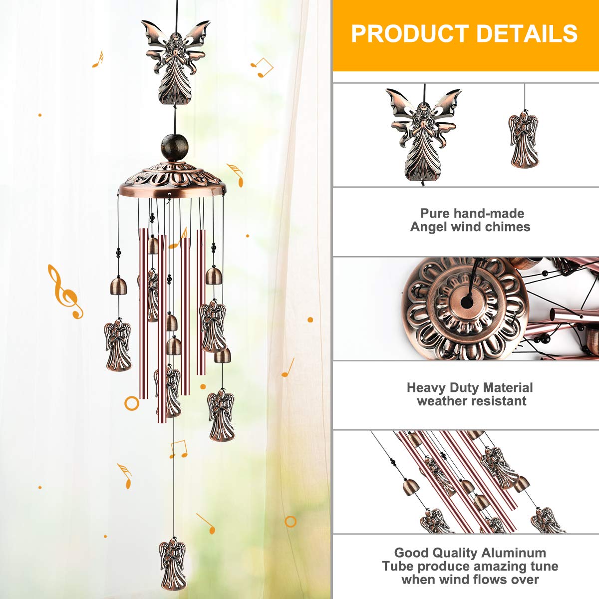 Retro Metal Wrought Iron Wind Chime – echodecor