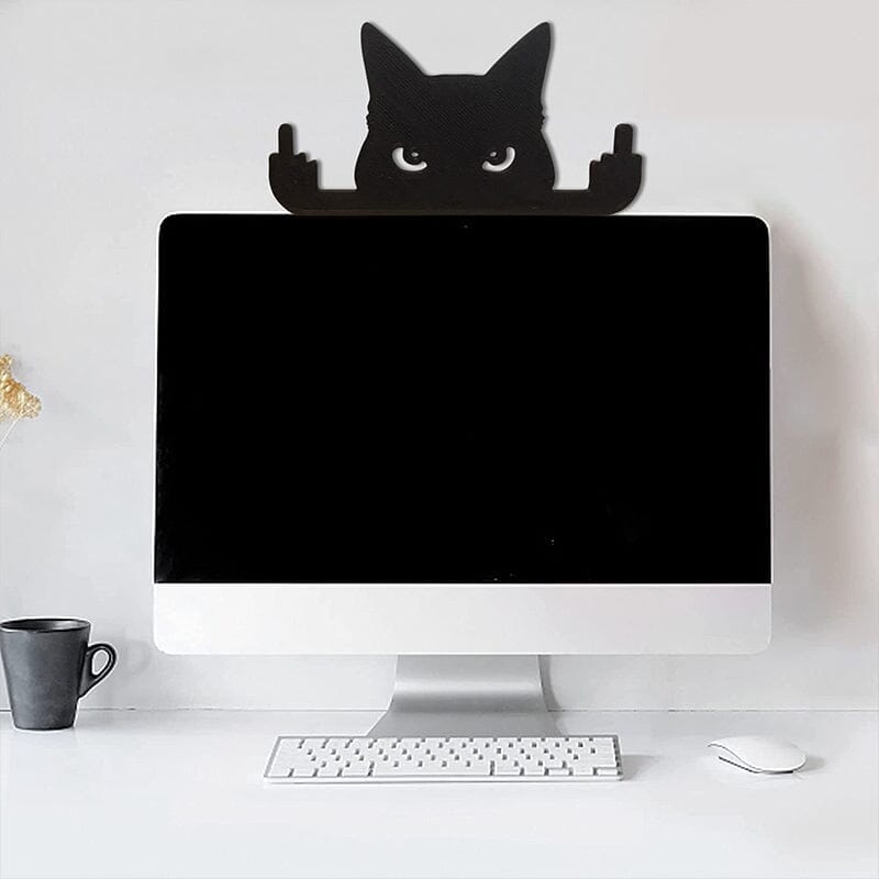 😹Cat ornament Middle Finger cat