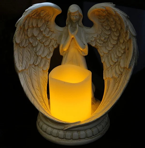 🔥HOT SALE-50%OFF👼Electronic Elegant Angel Candlestick