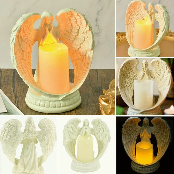 🔥HOT SALE-50%OFF👼Electronic Elegant Angel Candlestick