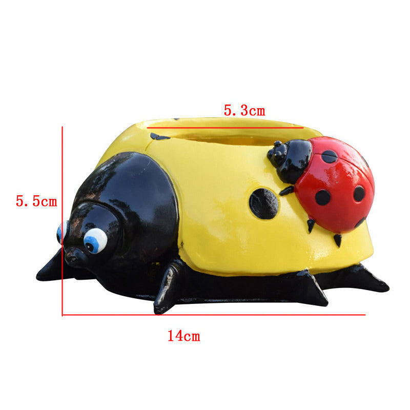 🐞Metal Ladybug Flower Pot – echodecor