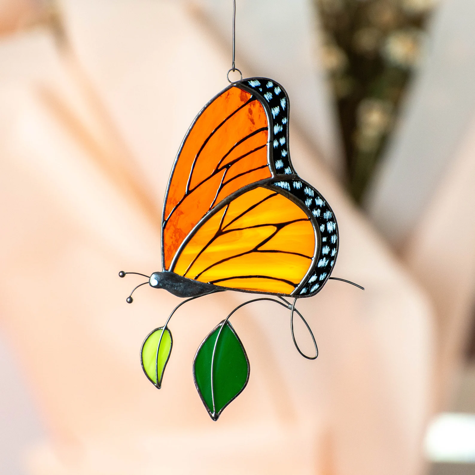 🎁Unique Decorations-🦋Handmade Butterfly Stained Window Hangings