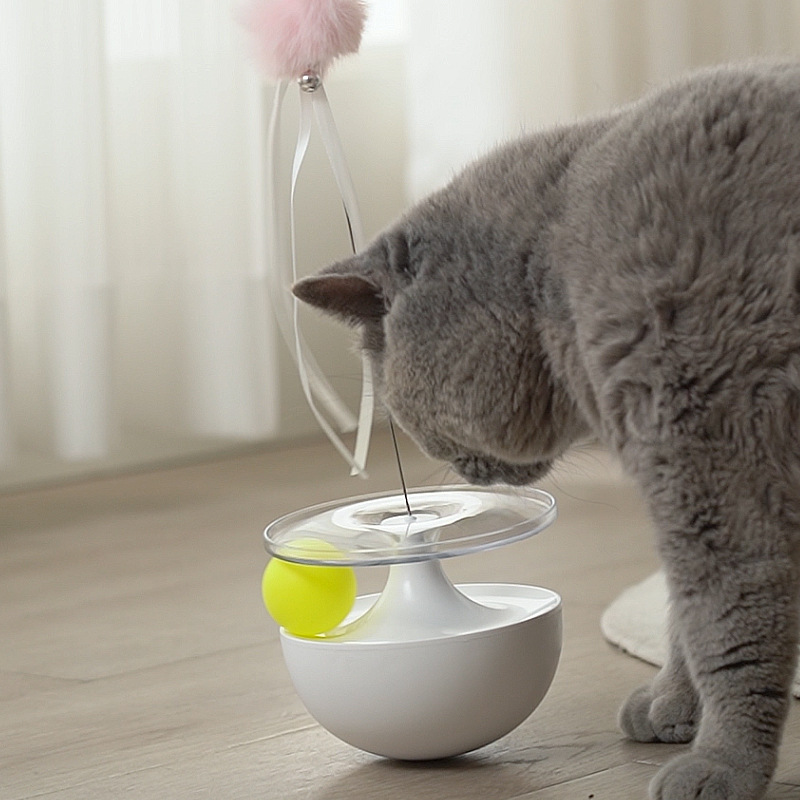 😸 Irregular Rotating Interactive Cat Self Play Wand 💕